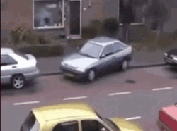 Parallel Parking Bumping Other Car GIF | GIFDB.com