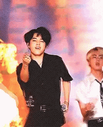 Park Jimin Fire Dance GIF | GIFDB.com