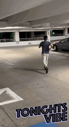 Parking Lot Man Speed Walking GIF | GIFDB.com
