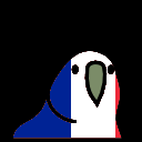 Party Parrot Wagging Head Flag Of France GIF | GIFDB.com