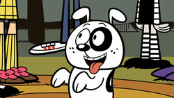 Passing Out Charles Dog Loud House GIF | GIFDB.com