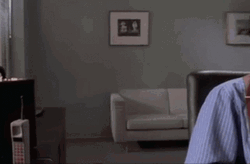 Patrick Bateman Listening GIF | GIFDB.com