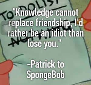 Patrick Star Friendship Quotes GIF | GIFDB.com
