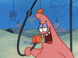 Patrick Star Hook GIF | GIFDB.com