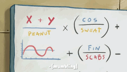 Patrick Star Wrote Scab Equation GIF | GIFDB.com