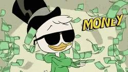Payday Louie Duck Money Ducktales GIF | GIFDB.com