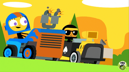 Pbs Kids Start Your Driving Fast Car Engines GIF | GIFDB.com