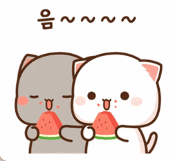 Peach And Goma Enjoying Ice Cream GIF | GIFDB.com