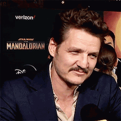 Pedro Pascal Subtle Smile Cute Wink GIF | GIFDB.com