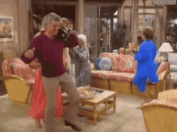 People Dancing Conga Line Golden Girls GIF | GIFDB.com