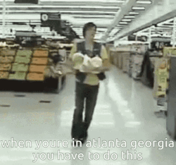 People Falling Slippery Supermarket Floor GIF | GIFDB.com