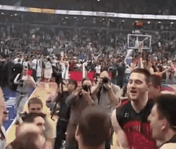 People Throwing Man Funny Celebration GIF | GIFDB.com