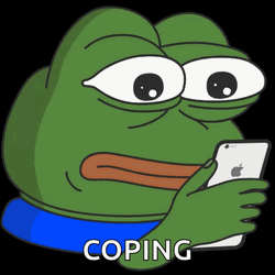 Pepe Meme Coping Sweat GIF | GIFDB.com