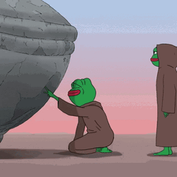 Pepe Meme Explosion Disappear GIF | GIFDB.com