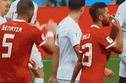 Pepe Portugal Player Fall Down The Ground GIF | GIFDB.com