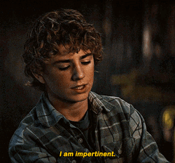 Percy Jackson I Am Impertinent GIF | GIFDB.com