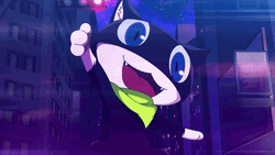 Persona 5 Morgana Icon Thumbs Up GIF | GIFDB.com