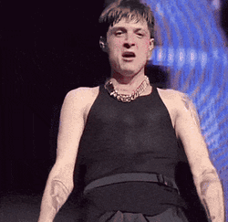 Peso Pluma Weird Face On Concert GIF | GIFDB.com