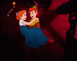 Peter Pan And Wendy Flying Cartoon GIF | GIFDB.com