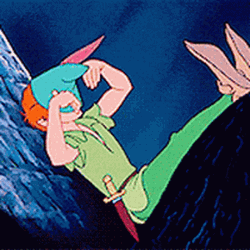 Peter Pan Resting 1953 Animated Movie GIF | GIFDB.com