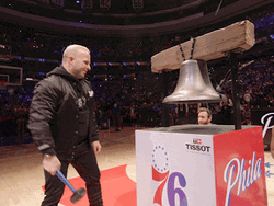 Philadelphia 76ers Striking Bell GIF | GIFDB.com