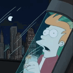 Philip J. Fry Gets Frozen GIF | GIFDB.com