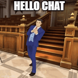 Phoenix Wright Ace Attorney Hello Chat GIF | GIFDB.com