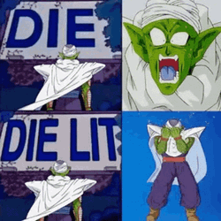 Piccolo Die Lit Meme GIF | GIFDB.com