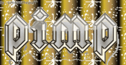 Pimp Logo Glitters GIF | GIFDB.com