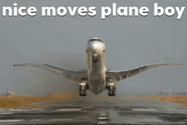 Plane Making Funny Moves On Runway GIF | GIFDB.com