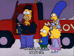 Please Dont Go The Simpsons Family GIF | GIFDB.com