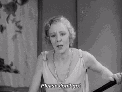 Please Dont Go Vintage Actress Begging GIF | GIFDB.com
