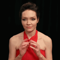 Plot Katrina Lenk Thinking GIF | GIFDB.com