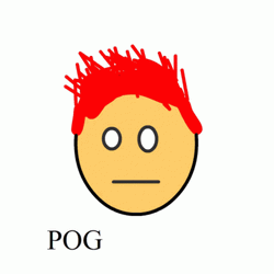 Pog Reaction Red Head Cartoon GIF | GIFDB.com