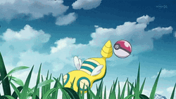 Pokeball Catching Dunsparce Pokemon GIF | GIFDB.com