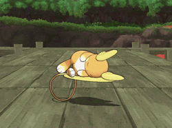 Pokemon Alolan Raichu Floating In The Air GIF | GIFDB.com
