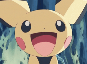 Pokemon Pichu With A Big Smile GIF | GIFDB.com