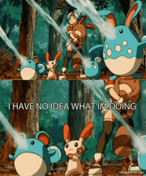 Pokemon Plusle Split Screen Meme GIF | GIFDB.com
