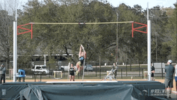 Pole Vault Fail Jump GIF | GIFDB.com