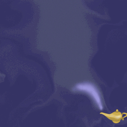 Poof Smoke Genie Magic Lamp GIF | GIFDB.com