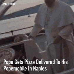 Pope Mobile Pizza Delivery Meme GIF | GIFDB.com