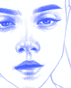 Portrait Sketch Tuesday Drawing GIF | GIFDB.com