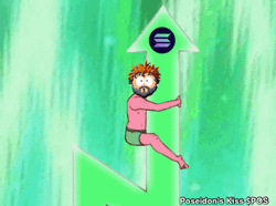 Poseidon's Kiss Holding To Fast Paced Arrow GIF | GIFDB.com