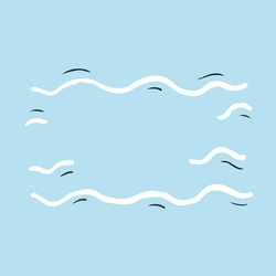 Positive Vibes Blue Wave Graphics Design GIF | GIFDB.com