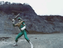 Power Rangers Green Rangers Fight GIF | GIFDB.com