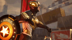 Power Up Marvel Game Captain America GIF | GIFDB.com