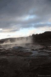 Powerful Geyser Steam GIF | GIFDB.com