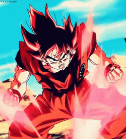 Powering Up Son Goku Manga GIF | GIFDB.com