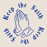 Praying Hands Keep The Faith Animation GIF | GIFDB.com