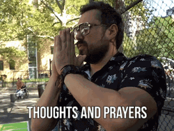Praying Thoughts And Prayers Barstool Meme GIF | GIFDB.com